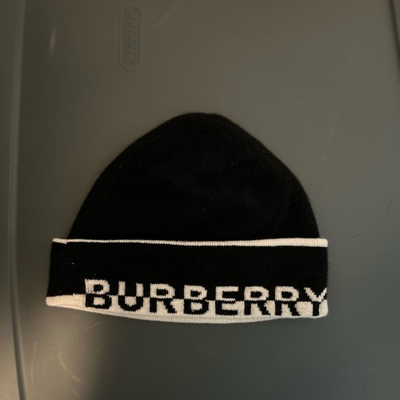 Burberry | Accessories | Burberry Black Beanie | Poshmark
